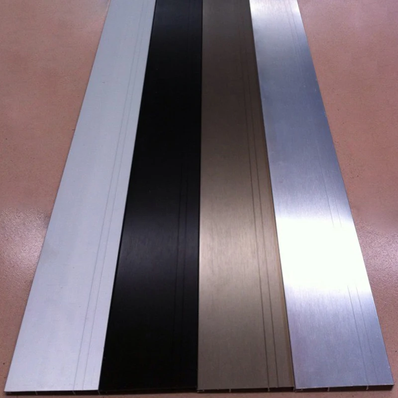 Brushed Aluminum Baseboard Foot Line Aluminum Skirting Board 3m - Buy ...