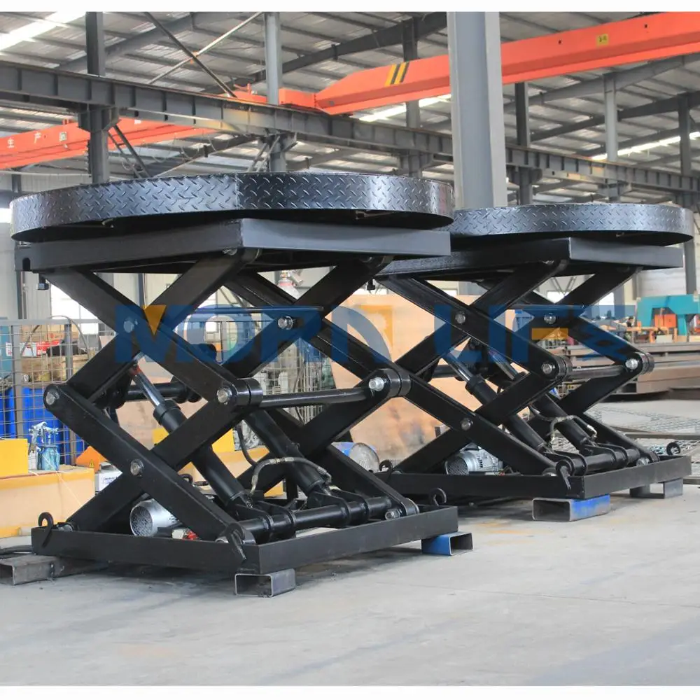 Hydraulic Motorized Small Rotating Scissor Lift Table For Sale - Buy ...