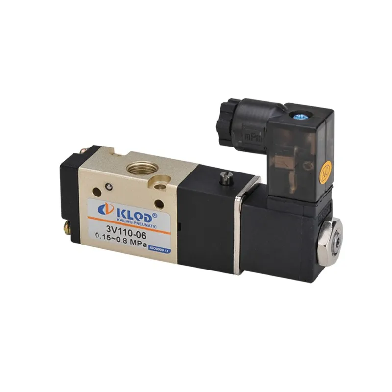 3/2 Way Internal Pilot 3v210-08 Pneumatic Solenoid Valve - Buy ...