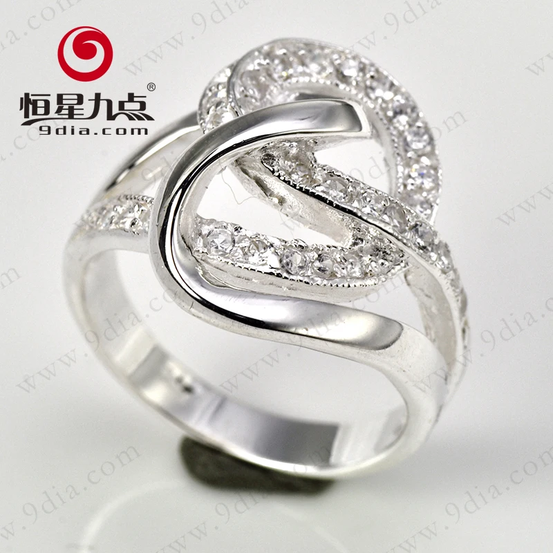 New Design Ladies Finger Ring Five Rings In Silver - Buy New Design ...