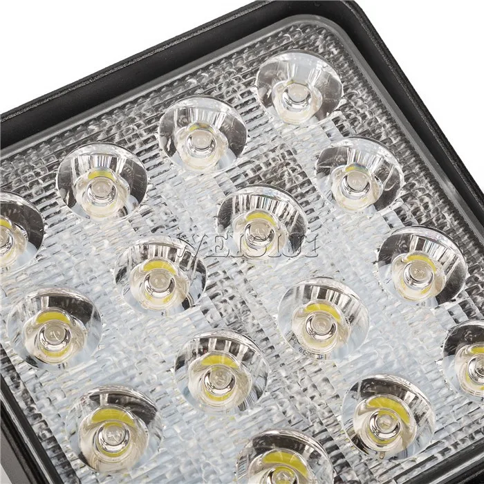 Hot Sell 24v 48 Watt Square 12v Tractor Led Work Lamp Spot/flood Led ...