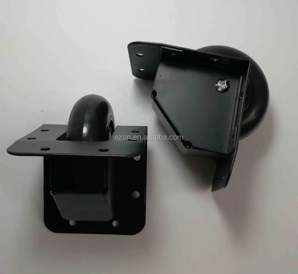 Medium Wheel,Flight Case Hardware Black Caster,Heavy Duty Recessed Edge ...