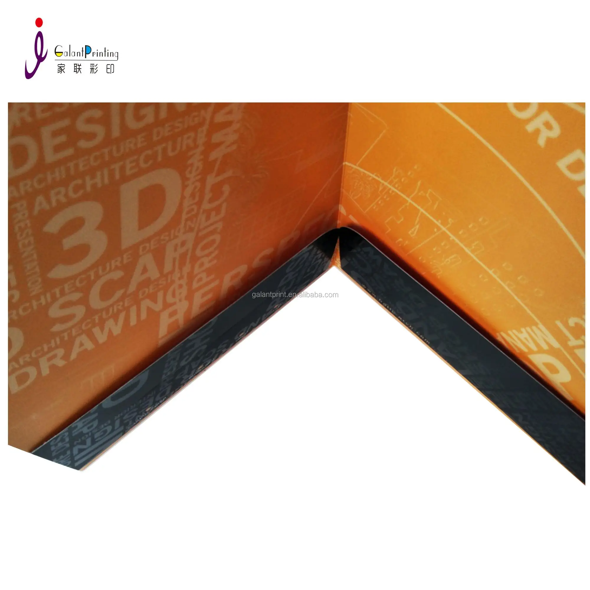 Customized L Shape A4 Size Landscape Document Divided Holder File ...