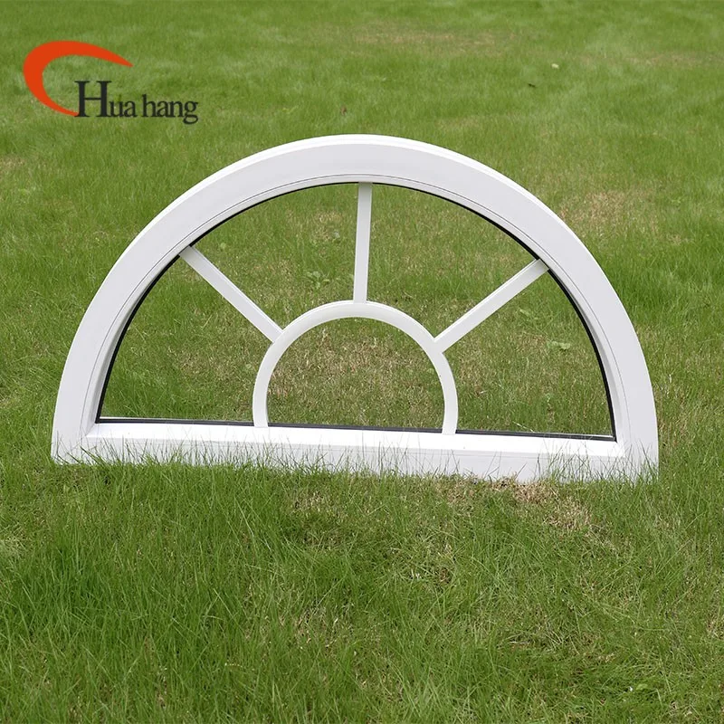 Arc Design Pvc Window/pvc Around Fixed Windows/upvc Fixed Window Arch ...
