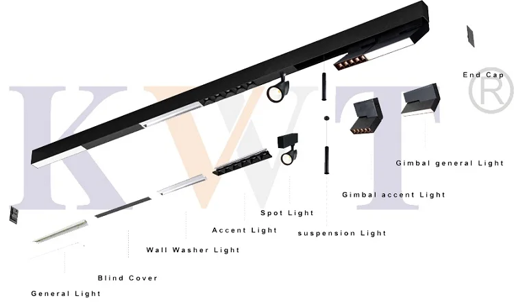 Low Voltage Dali Dim Led Magnetic Linear Light - Buy Magnetic Light ...