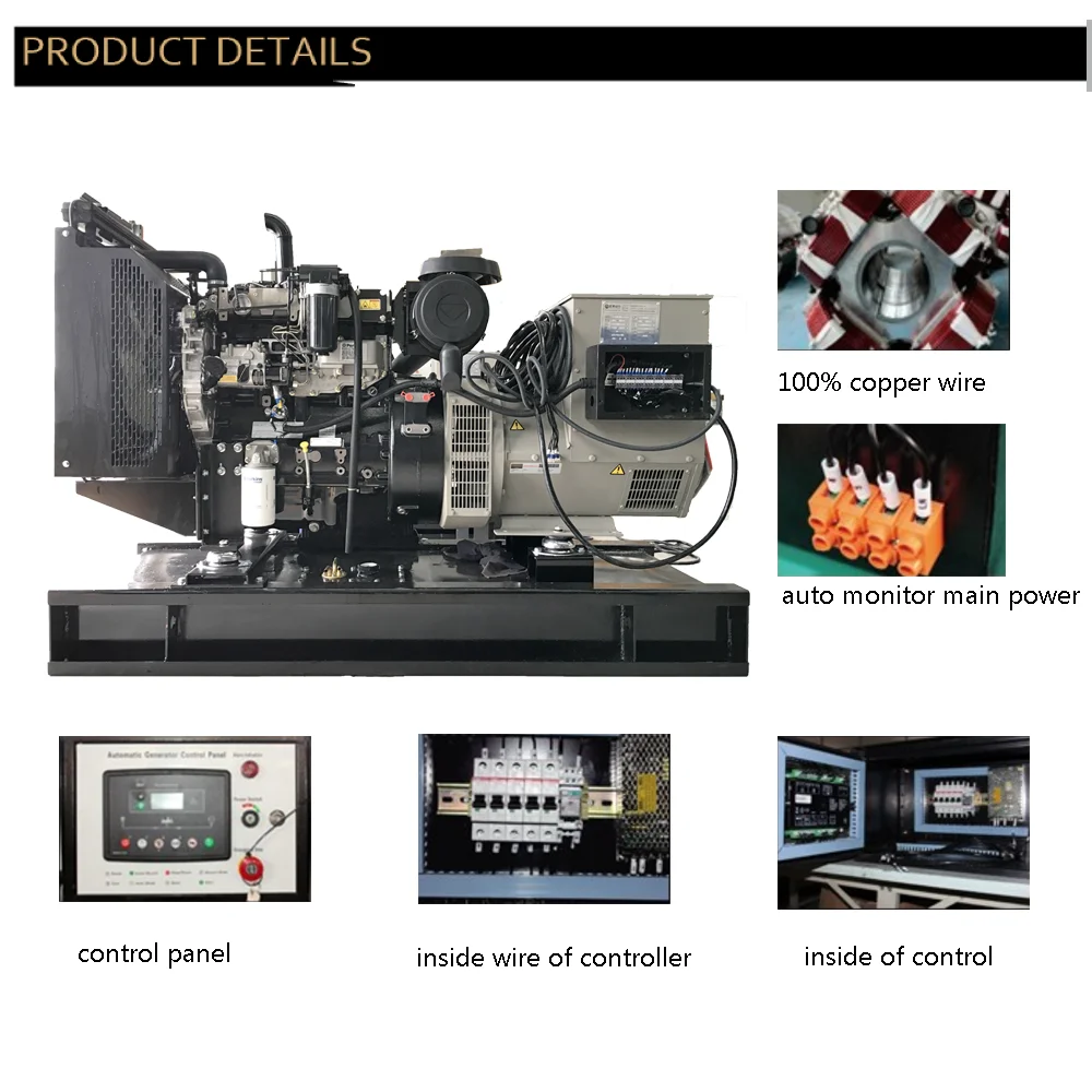 50hz 1000kw / 1250kva Low Fuel Consumption Powerful Silent 1 Mw Diesel ...