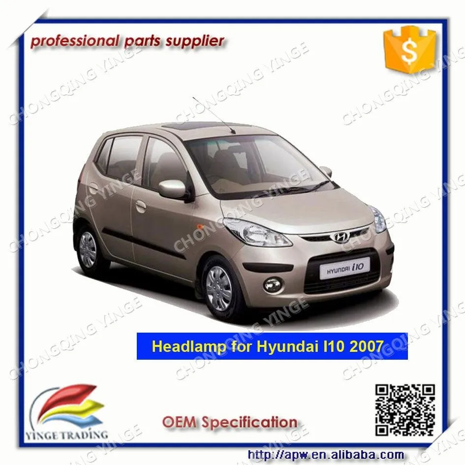 Wholesale 92101-0x010 Auto Headlight For Parts Hyundai I10 2007 - Buy ...