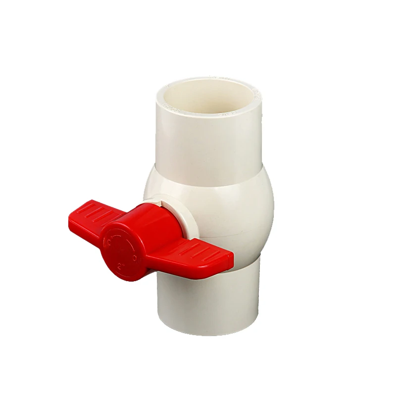 1/2 Inch Pvc One Way Ball Valve Price White Plastic Ppr Ball Valve ...