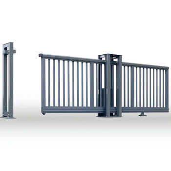 Simple Metal Pipe Gate Design Of School Main Gate Cast Aluminum ...
