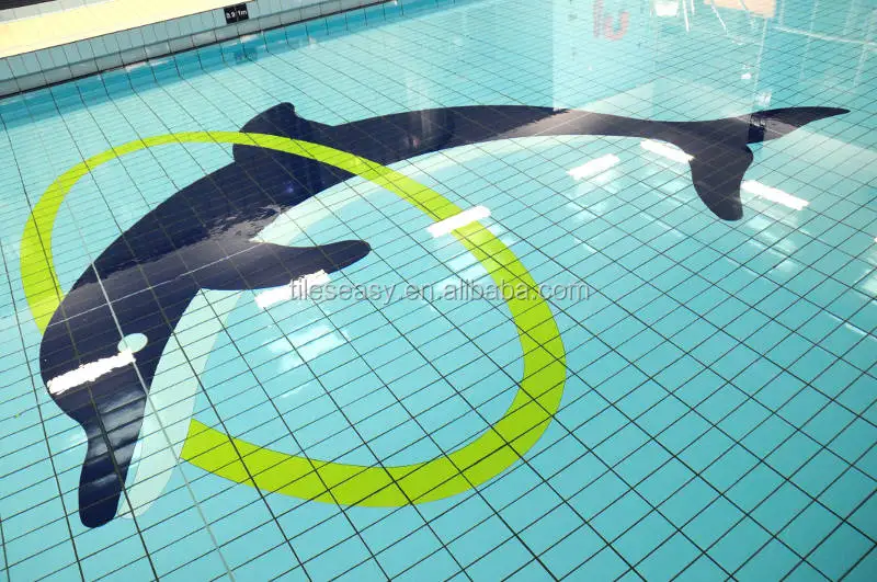 Swimming Pool Tile Dolphin - Buy Glass Swimming Pool Tile Dolphin ...