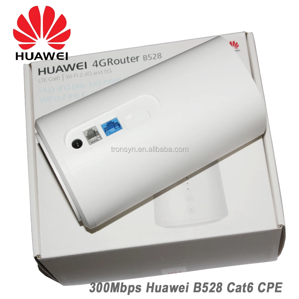 Hua wei B528 B528S-23A 300Mbps Cat6 4G LTE CPE Roteador Sem Fio de ...