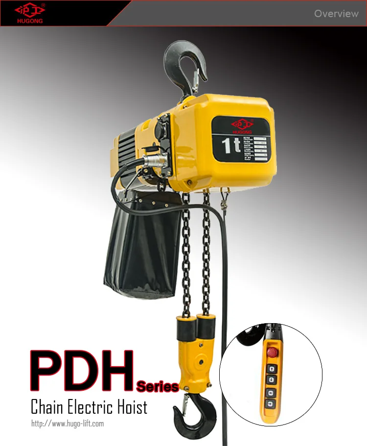 Motor Trolley Type 1 Ton Motor Lifting Electric Hoist With Price - Buy ...