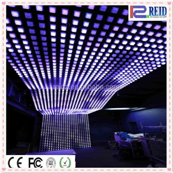 Dj Disco Rgb Light Lamp Video Display Flexible Led Pixel For Wall Or ...