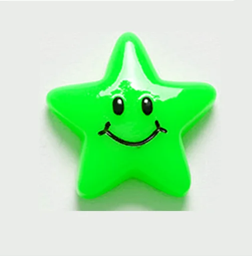 Star Shape Smiling Face Fridge Magnet Custom Printing Resin ...