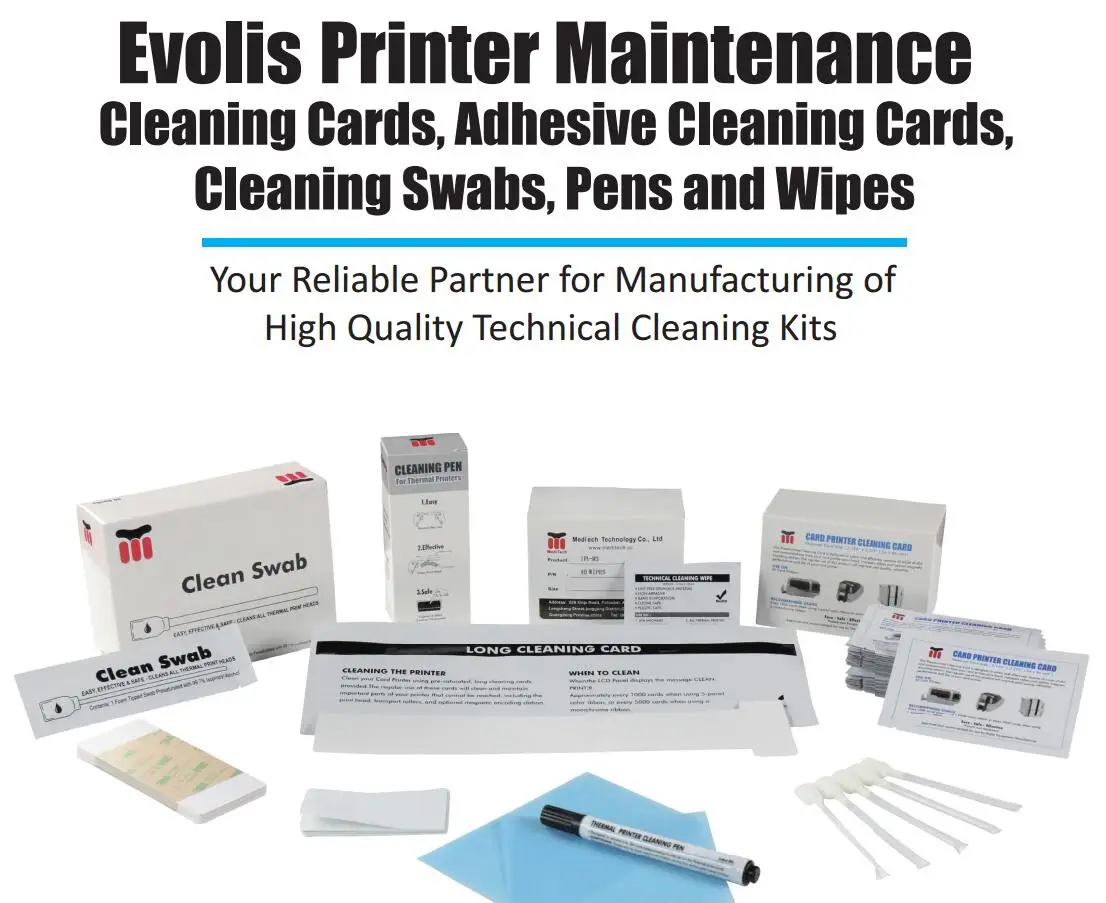 Factory Wholesale Evolis Printer Cleaning Kit With Solvent - Buy Atm ...