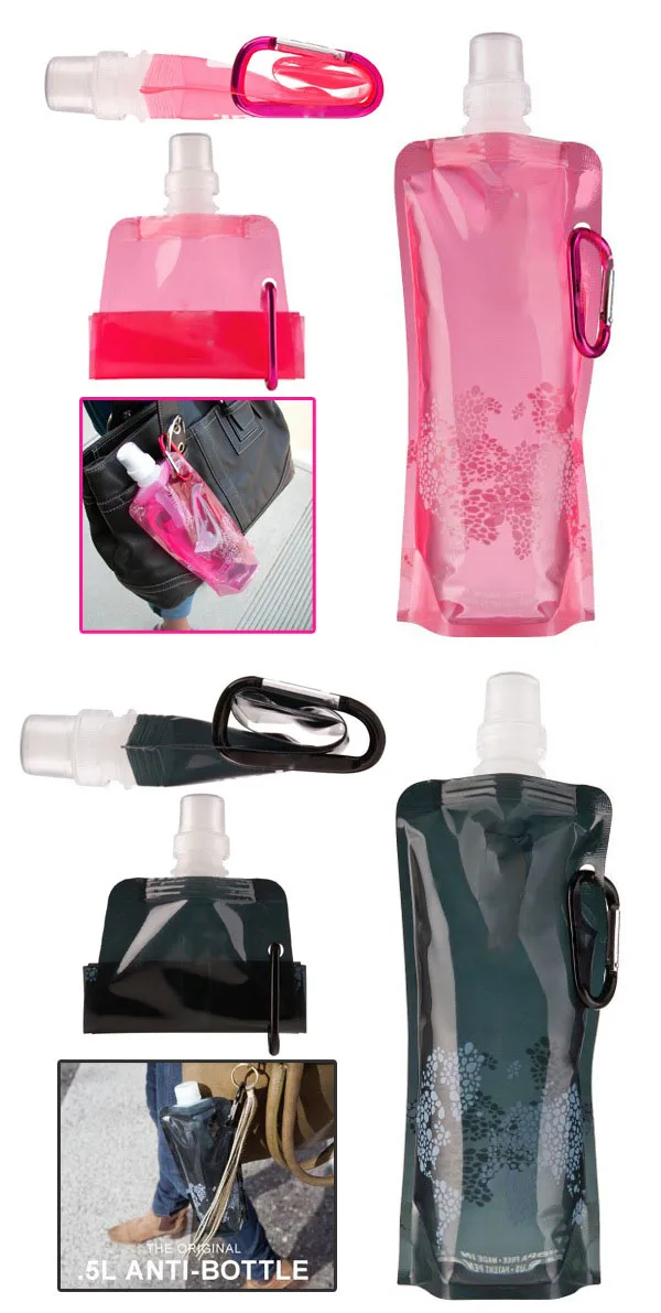Customized Printing Drinking Plastic Traveling,Camping Water Bag ...
