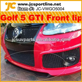 Carbon Fiber Golf 5/golf V/golf Mk5 Gti Front Lip Spoiler For Vw - Buy ...