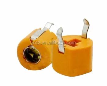 Trimmer Capacitor 40pf Orange Color 6mm Diameter Variable Capacitor ...