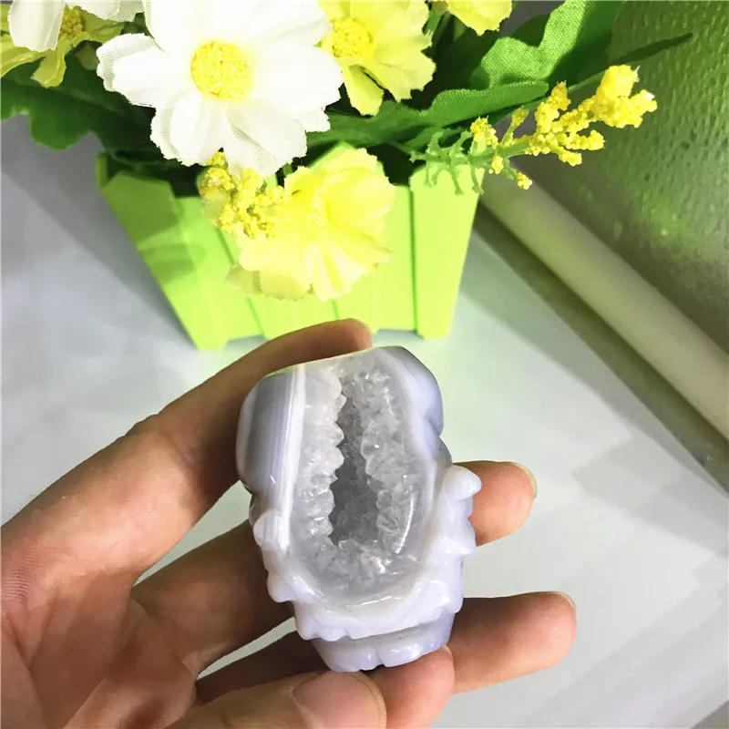 Pure Agate Jade Geodes Chinese Pixiu Animal Carvings For Business ...
