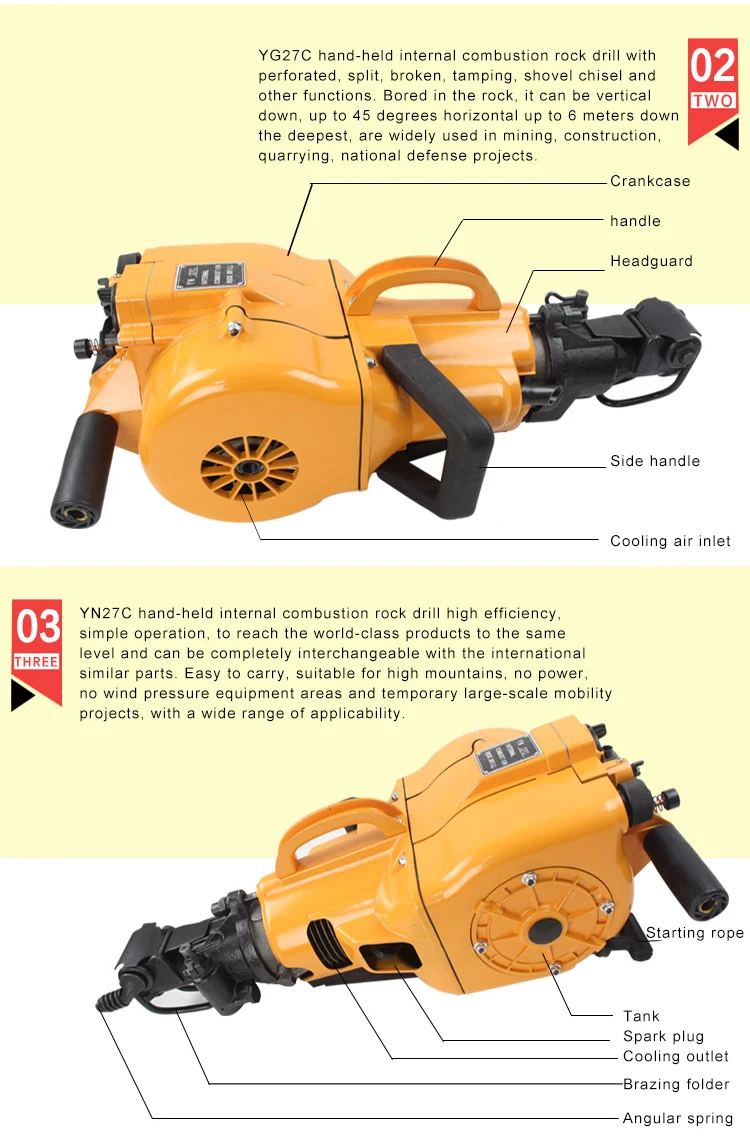 Yn27c Jack Hammer Pionjar 120 Atlas Copco Pionjar 120 Rock Drill,Jack ...