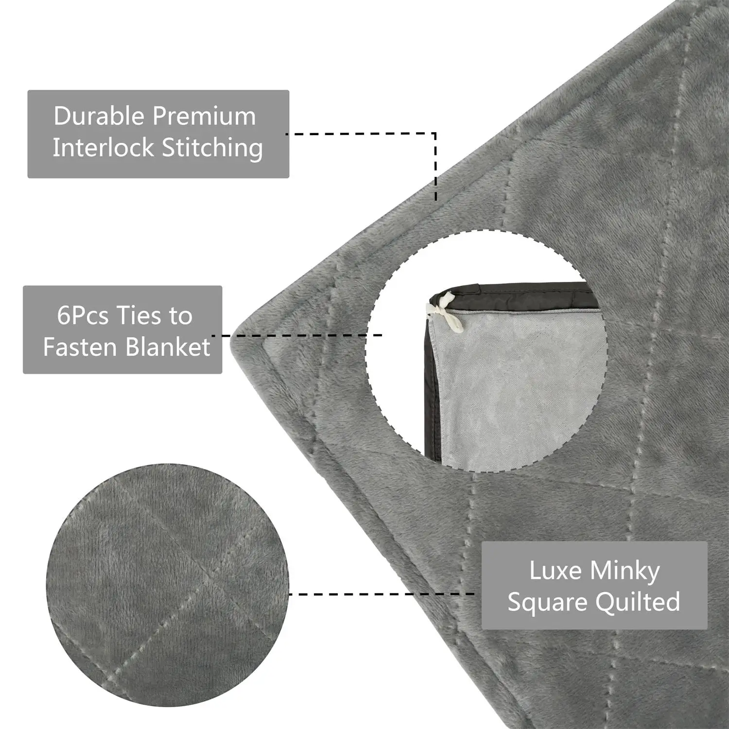 5lb Weighted Blanket by Aoyatex - Calm and Comforting Sleep