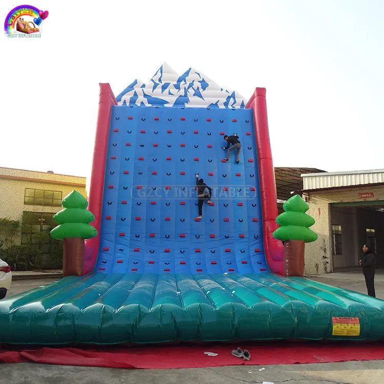 Adults And Kids Inflatable Rock Climbing Wall For Outdoor Inflatable ...