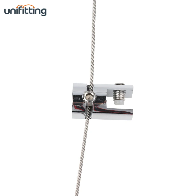 Unifitting Single Wire Panel Clamps - Acrylic Poster Holders