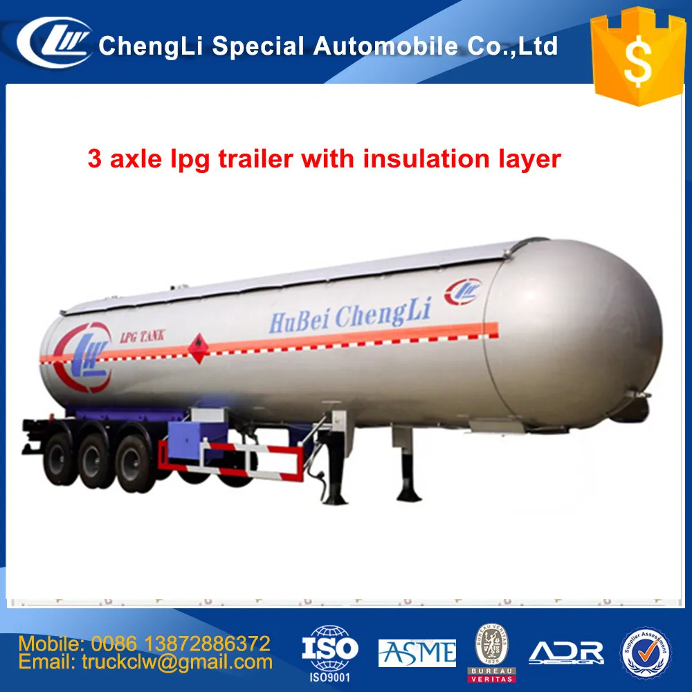 High Pressure Lpg Gas Cylinders Tanker Trailer 56000liters 14560 Gallon ...