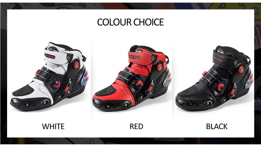 Foot Protect Motorcycle Ankle Boots Racing Protective Shoes Motocross ...