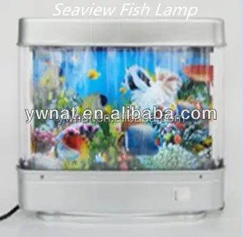 Modern Shape Seabed World Lamp Lighting Move Decorative Fish Lamp - Buy ...