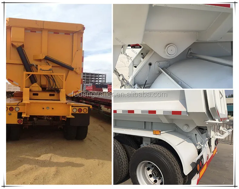 Chinese Side Dump Trailer Side Tipper Trailers Tri Axle Tipper Trailer ...