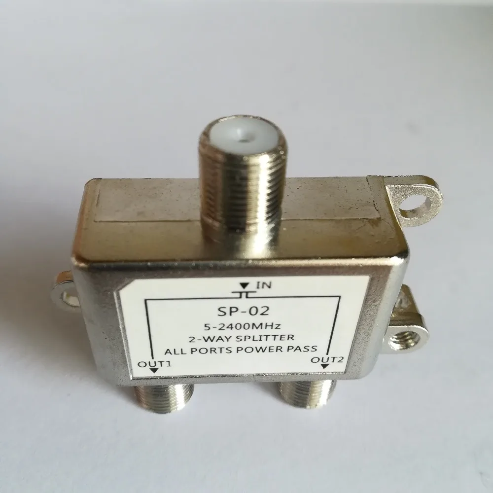 Indoor 2-Way Coaxial Splitter for TV with Low Loss & OEM Support