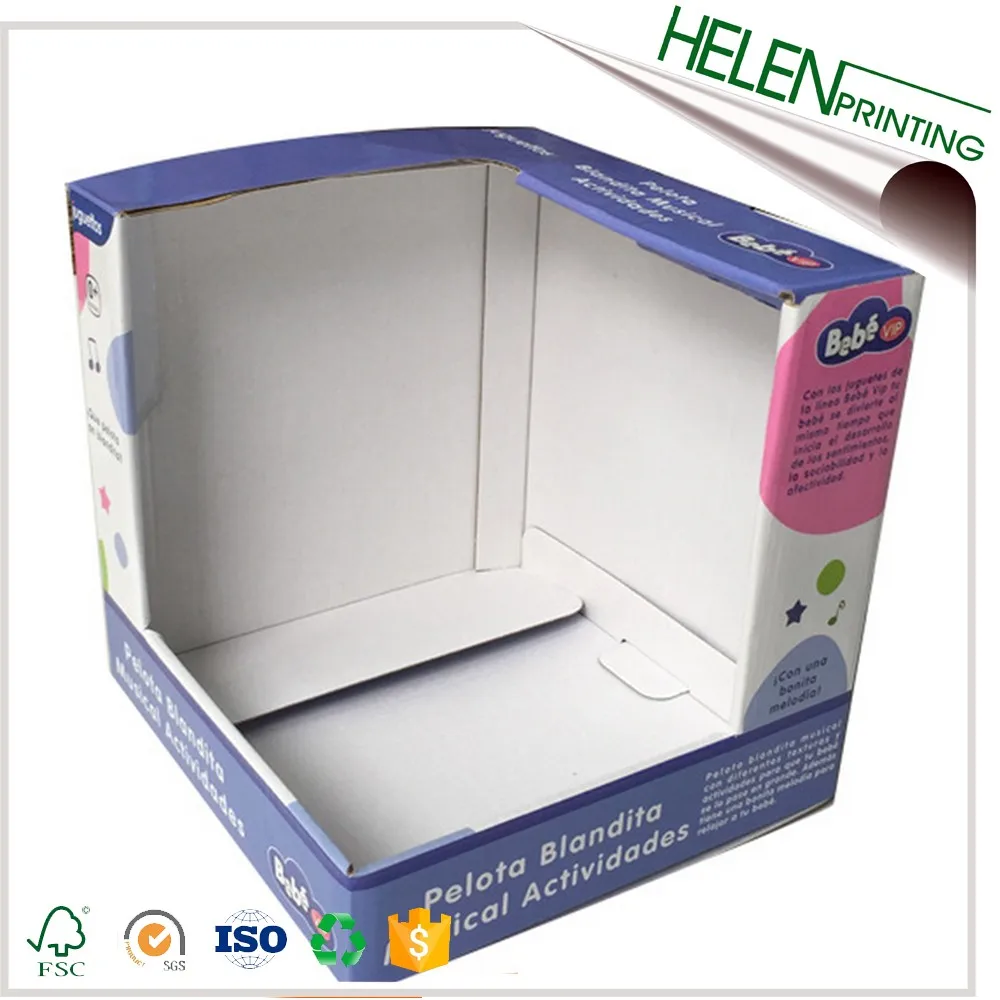 Custom Full Color Printed Corrugated Display Cardboard Doll Boxes - Buy ...