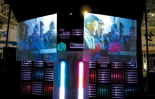 Daylight Advertising Window Glass Holographic Projection Screen