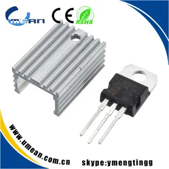 With Heat Sink L7805cv L7805 7805 Voltage Regulator 5v To-220 - Buy ...
