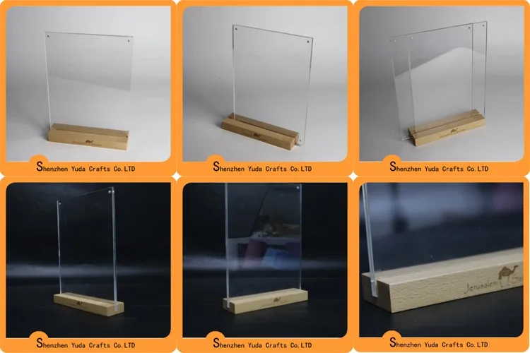 Plexiglass Wall Mount Double-sided Sinage Acrylic Meeting Room Sliding ...