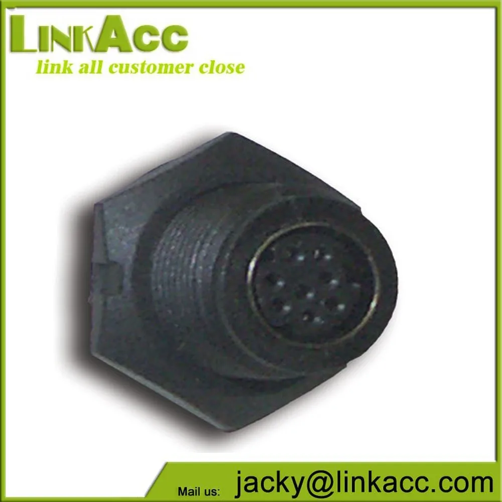 Linkjc Waterproof Mini Din 8 Pin Fenale Panel Mount Connector - Buy ...