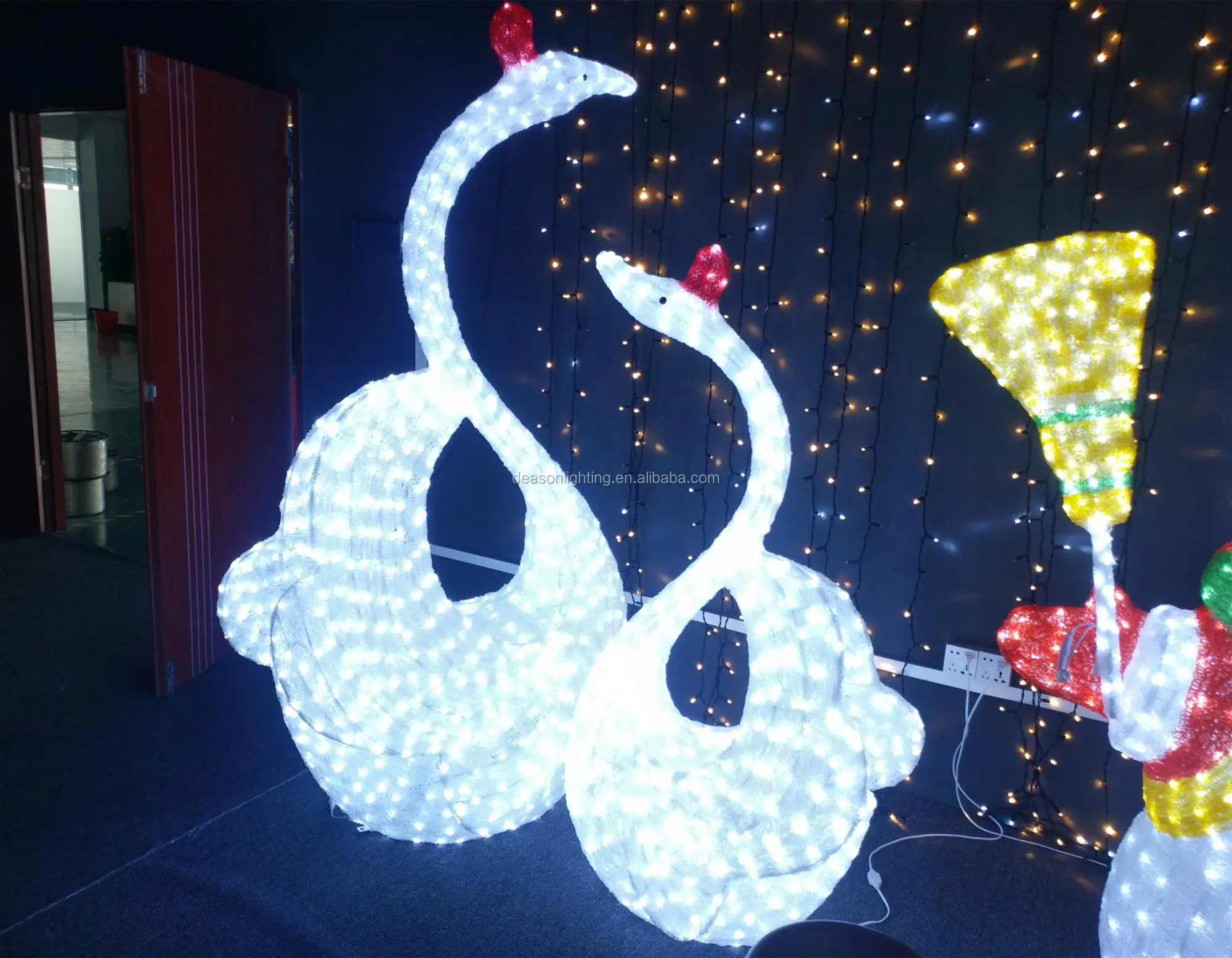 Christmas Led Light Acrylic Figure - Buy Christmas Led 3d Figures ...