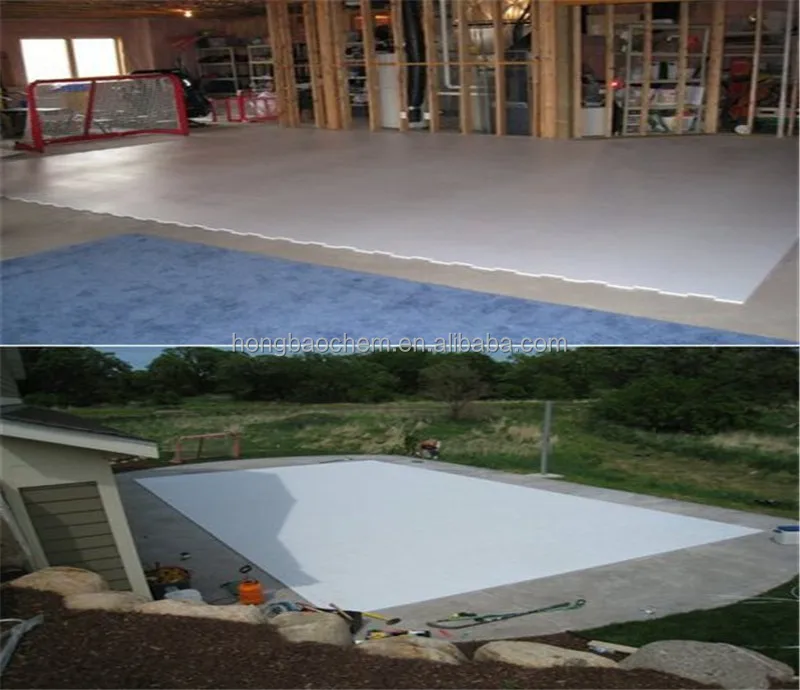 Super Slide Pe Material Ice Skating Rink / Figure Skating Uhmwpe Sheet ...