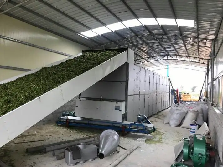 Continuous Multilayer Mesh Belt Hay Dryer Drying Machine For Sale - Buy ...