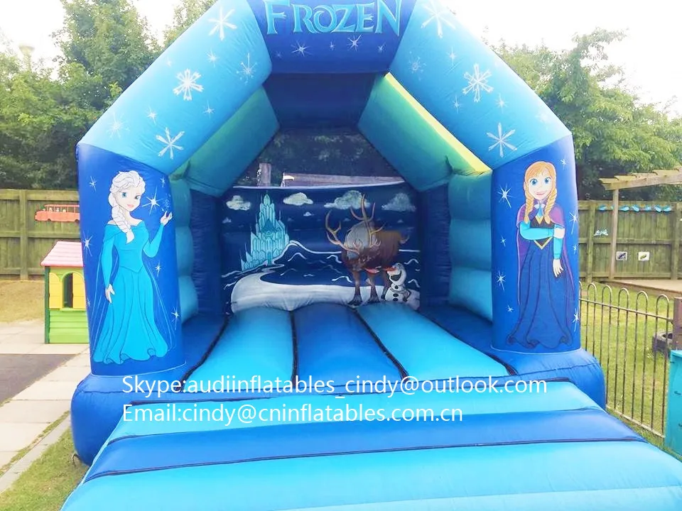 Frozen Theme Inflatable Ice Kingdom Bouncy Castle For Sale - Buy ...