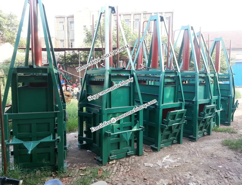 Hay Grass Hydraulic Press Baler Machine/hydraulic Hay Bale Press And ...