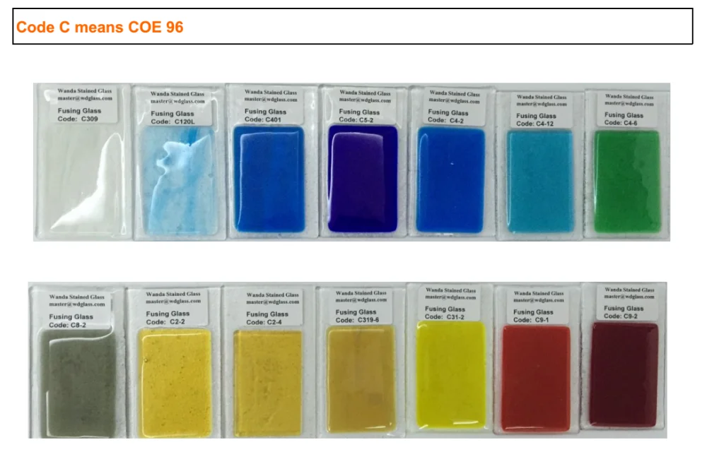 Fusing Glass Coe 859096 Sample Buy Fusing Glass Makeropalescent Glassrefired Glass Product
