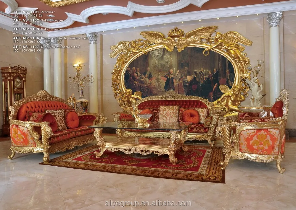 Art23101- French Rococo Style Royal King Size Bed/ Fantastic Palace ...