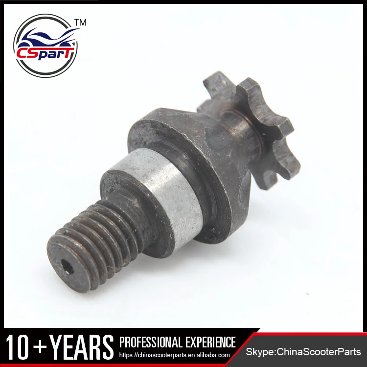 7 Tooth 7t T8f Front Pinion Gear Sprocket For 47cc 49cc Mini Moto ...