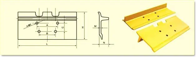 D6h Dozer Single Grouser Bars,Track Plate Manufacturer - Buy Dozer ...