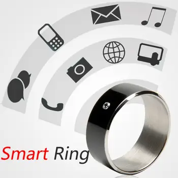 Wearable Gadgets Smart Ring In New Technology Digital Functions And ...