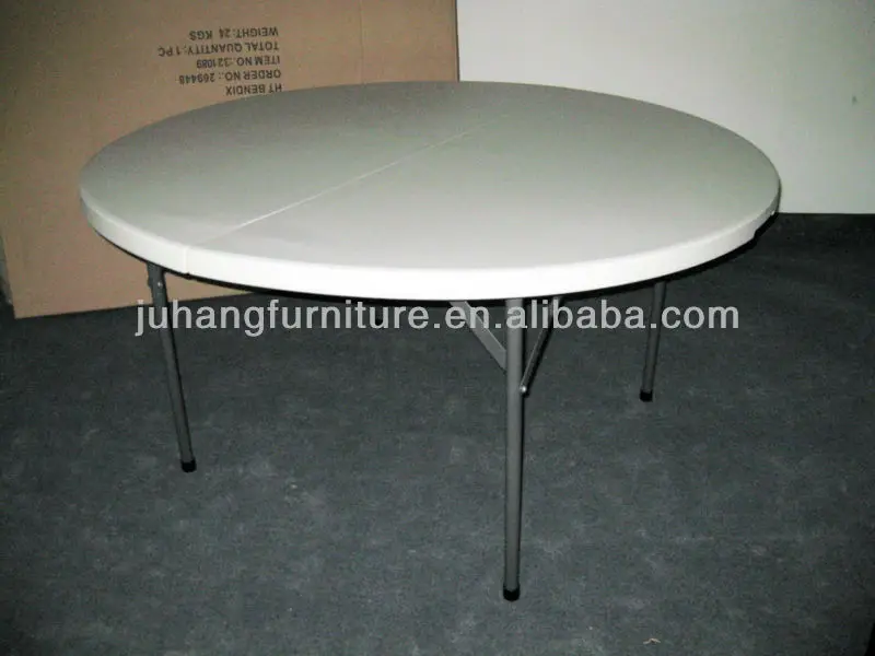 Hdpe 6ft Round Plastic Table - Buy Round Plastic Table,6ft Round ...