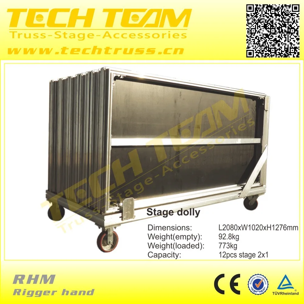 Top Quality Transport Cart Dolly for Concert Stage Platforms - Heavy ...