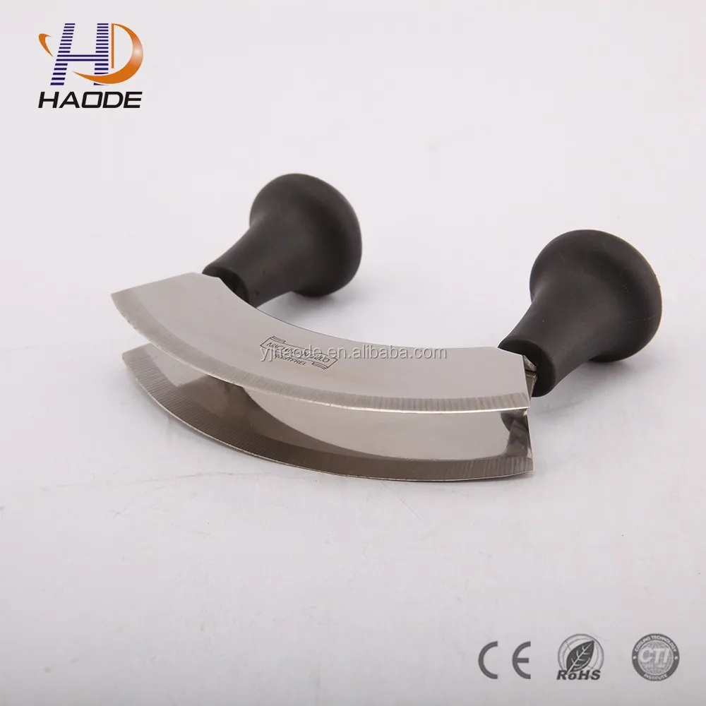 Sedex Double Blade Chopper With Pp Handle Mezzaluna Herb Chopper Knife ...